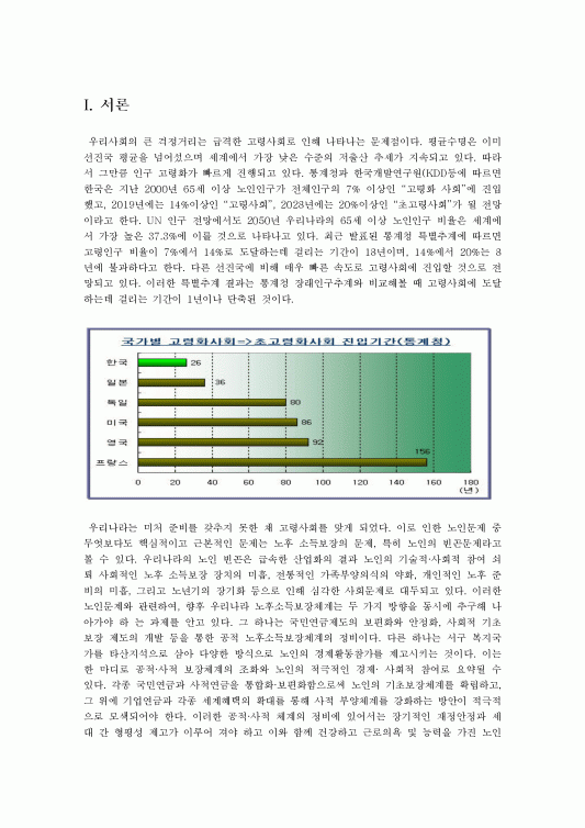 노년층의 빈곤