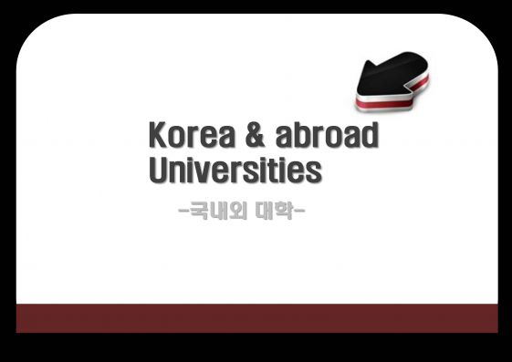 국내외 대학 레포트 자료