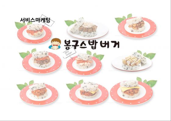 봉구스밥버거(Bon Gousse) 마케팅전략분석과 위기극복전략 및 봉구스밥버거 마케팅전략제안.pptx