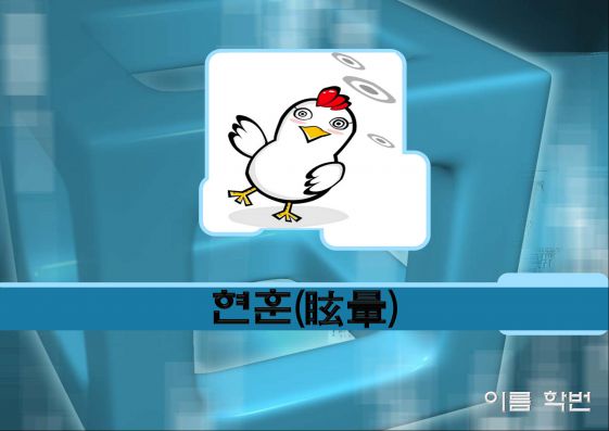 한의학 - 현훈(眩暈)에 대한 발표.pptx
