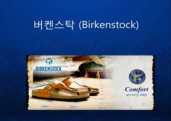 [Birkenstock] 의료용 밑창에서 패션아이템으로 - 독일 명품 샌들 버켄스탁(Birkenstock)의 기술 혁신과 브랜드 발표.ppt