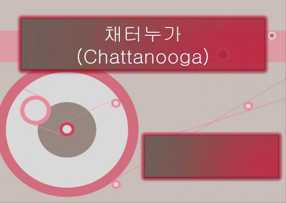채터누가 (Chattanooga) (채터누가 소개, 역사).pptx