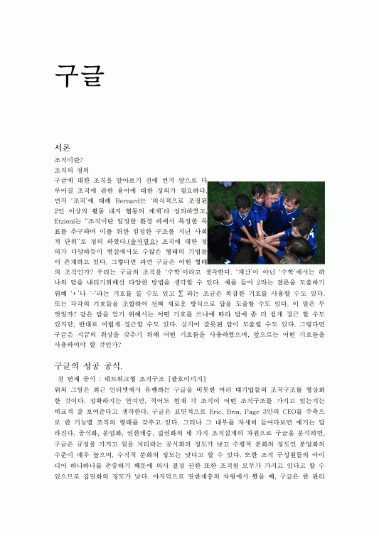 [구글(Google)] 구글의 성공 공식, 신속한 의사결정 & 구글의 위기(소비자 만족도 저하, 경쟁업체들의 견제, 조직원들의 이탈) & 구글은 왜 ?