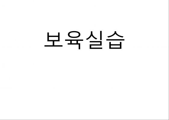 (보육실습) 보육 실습 지도자의 역할 (지도교수의 역할, 지도교수의 역할, 시설장의 역할).PPT자료