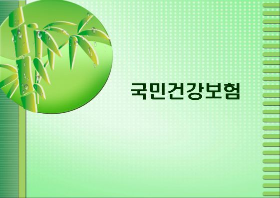 [국민건강보험]건강보험의 의의와 역사, 필요성, 관리조직, 재원 등등 건강보험의 모든 것