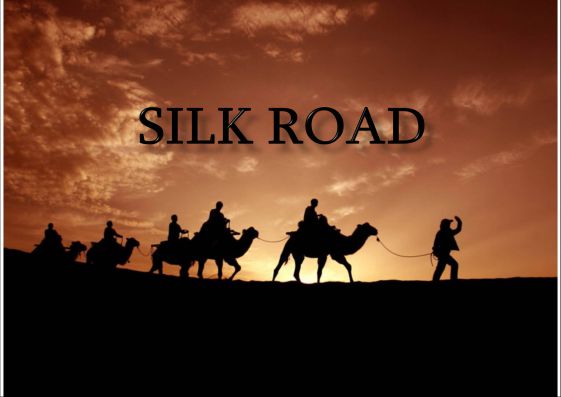 SILK ROAD,실크로드란,실크로드의 역사,21C적 新실크로드 ppt자료