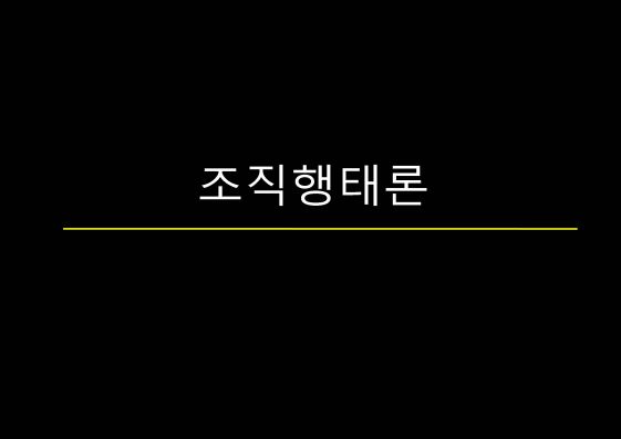 조직행태론-동기부여,리더쉽관리,권력,갈등관리