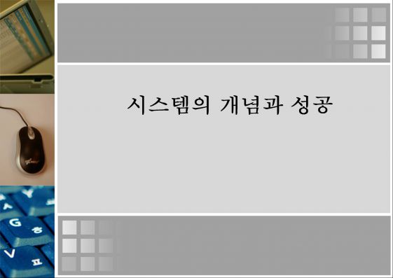 시스템정의와성공요인