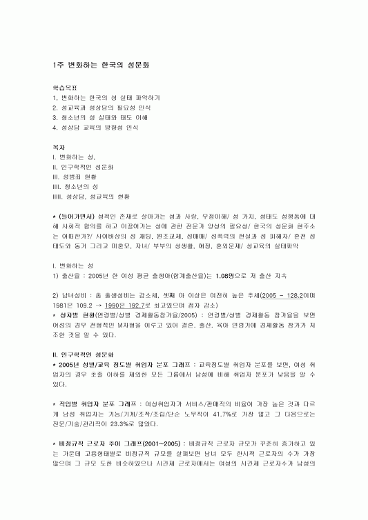 성상담 이론 기말 자료