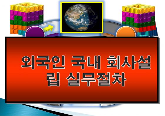 국내 외국인 회사설립 실무절차.PPT자료