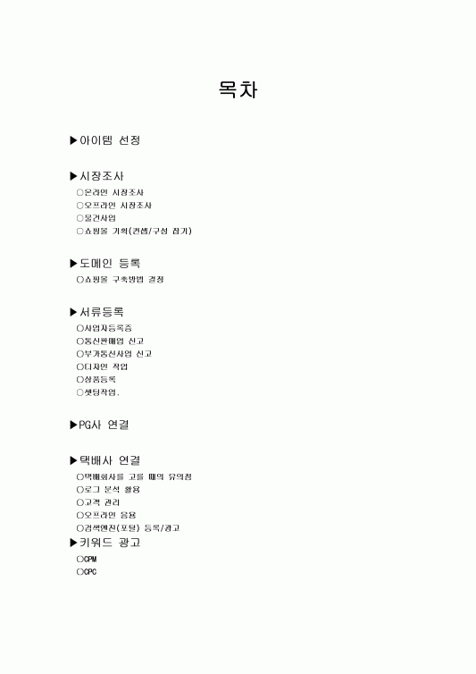 인터넷 쇼핑몰 홈페이지 제작방법