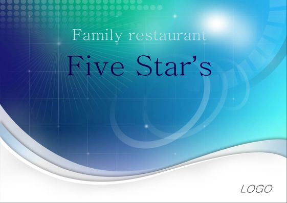 Family restaurant Five Star’s [외식 산업 패밀리 레스토랑]