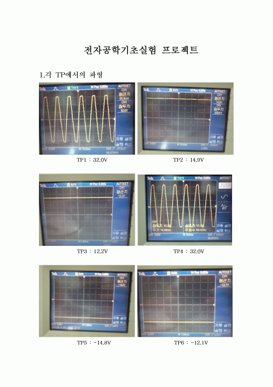 정전압 전원 및 프리앰프 회로 프로젝트 [전자공학실험 프로젝트]