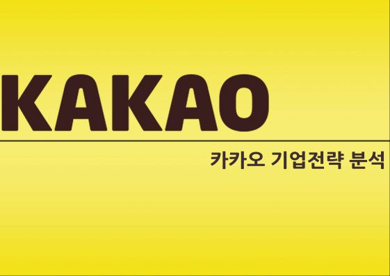 다음과 카카오 그리고 마케팅 전략 향후방향