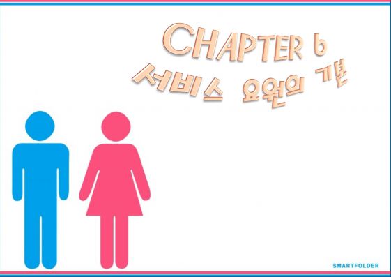 CHAPTER 6 서비스 요원의 기본 - 서비스요원의 서비스마인드.pptx