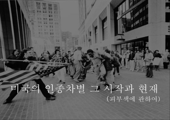 미국의 인종차별 그 시작과 현재 (피부색에 관하여) - 미국 내 흑인 인종차별에 대하여.pptx