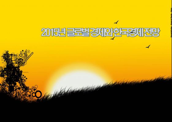 2015년 글로벌 경제와 한국경제 전망.ppt