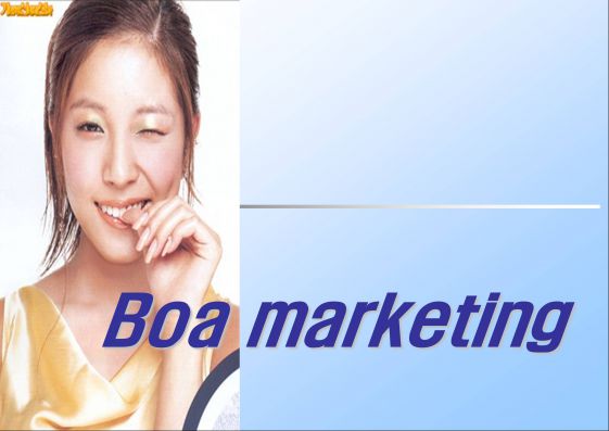 보아 마케팅 (Boa marketing).PPT [SM 엔터테인먼트 Entertainment 분석, 보아 분석, 상황 분석, STP 분석, 마케팅믹스 (4P’s) 전략)