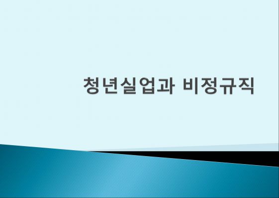 청년실업과 비정규직.pptx
