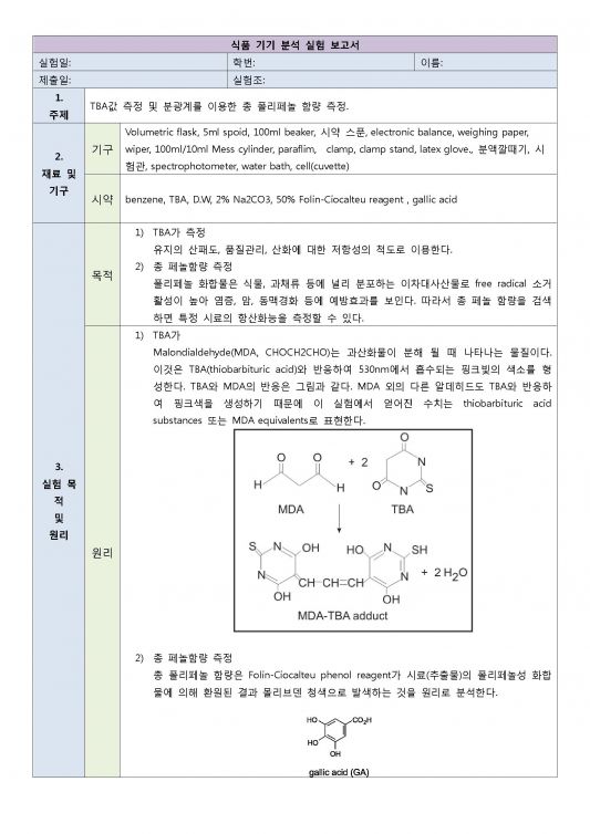 생화학)액체 크로마토그래피(chromatography)를 통한 색소 추출