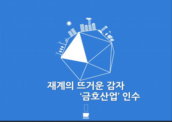 경영經營분석 - 금호산업 인수에 대해