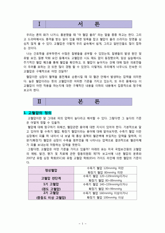 [분석/조사] 고혈압