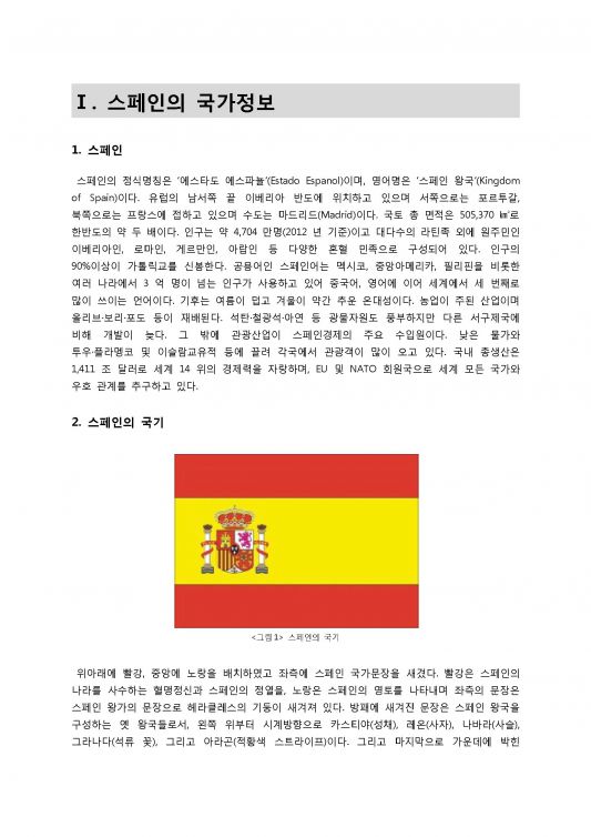 [국제매너] 스페인에 대하여