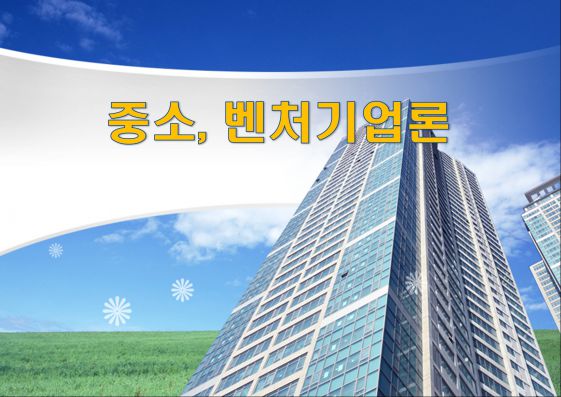 중소, 벤처기업론