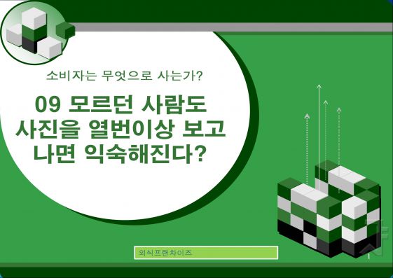 소비자는 무엇으로사는가/09.모르던사람도 사진을 열번이상 보고 나면 익숙해진다? (PPT)