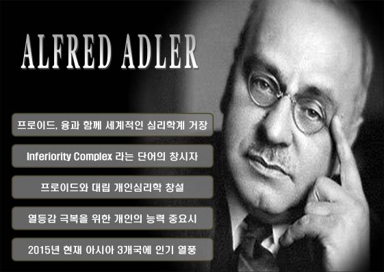 아들러의 개인심리학
