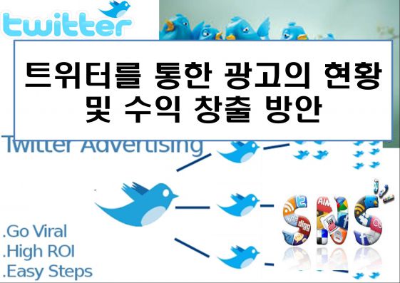 트위터를 통한 광고의 현황 및 수익 창출 방안