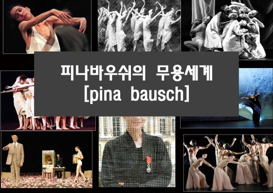 피나바우쉬의 무용세계[pina bausch]