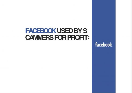 Facebook 소개 레포트 자료