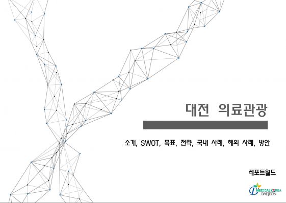 의료관광 - 대전 의료관광 ( 소개, SWOT, 목표, 전략, 국내 사례, 해외 사례, 방안 )