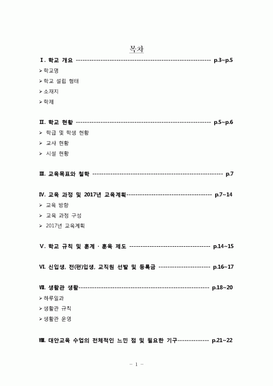 연세대 원주 대안교육의 이해와 탐방, 나만의 대안학교 만들기 최신 양식에 맞춘 보고서(고ㅇㅎ교수님)