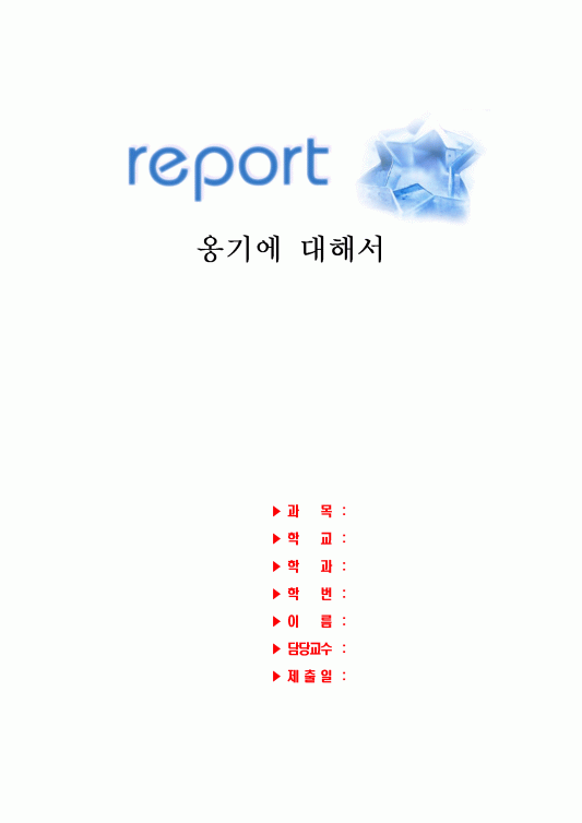 한국민속과 전통문화 리포트