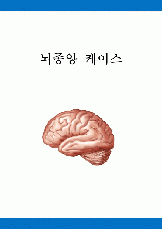 뇌종양 케이스
