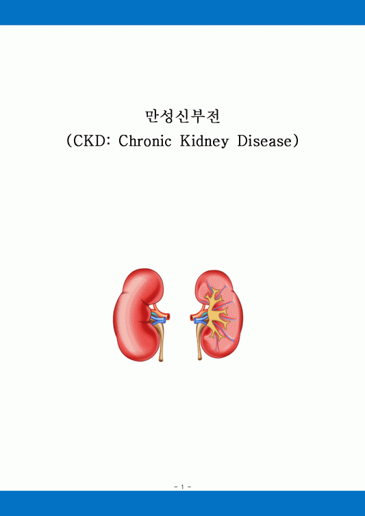 만성신부전 케이스