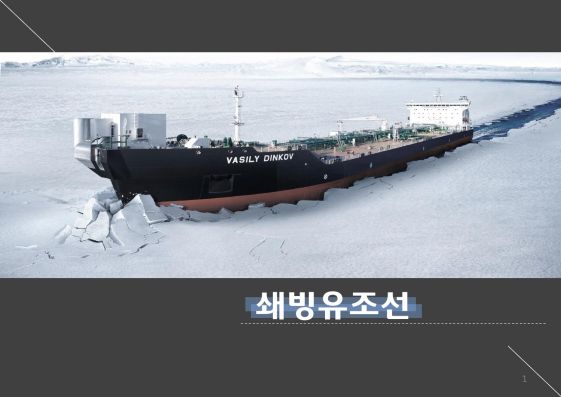 해상운송론 쇄빙유조선 분석