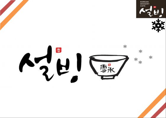 (설빙 마케팅전략 PPT) 설빙 SWOT분석과 마케팅,경영전략분석및 설빙 미래전략제언과 문제점과 해결방안
