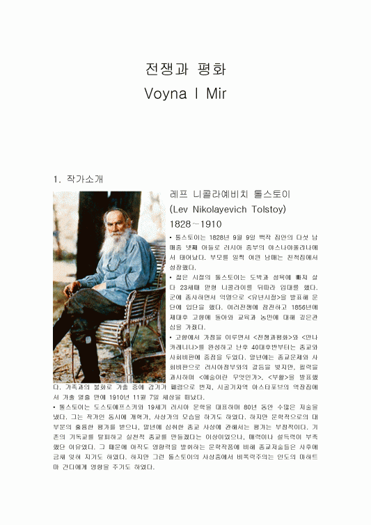 전쟁과 평화 - Voyna I Mir
