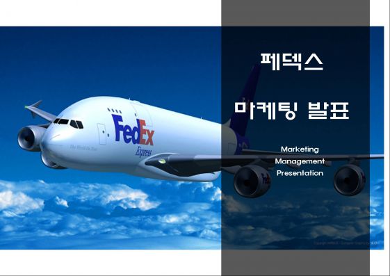 Fedex 페덱스 기업성공요인과 페덱스 마케팅,경영전략분석및 페덱스 미래전략제언 PPT