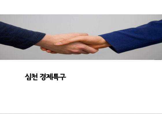 심천 경제특구 PPT