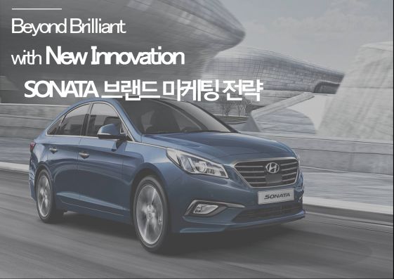 현대자동차 SONATA 브랜드 마케팅 전략