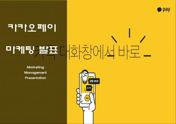 카카오페이 서비스분석과 마케팅 SWOT,STP,4P전략분석 및 카카오페이 미래전략제언 PPT