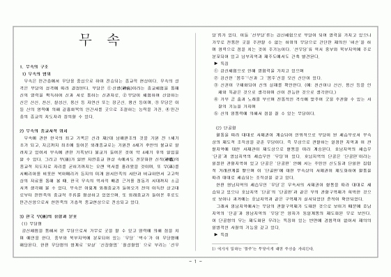 [이웃종교와 선교] 무속
