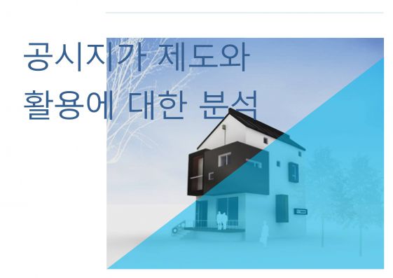 공시지가 제도와 활용에 대한 분석