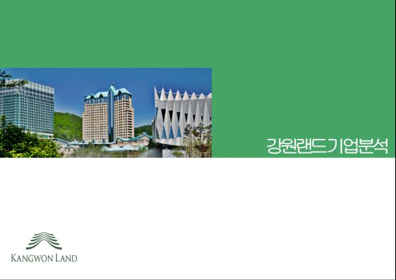 강원랜드 기업분석