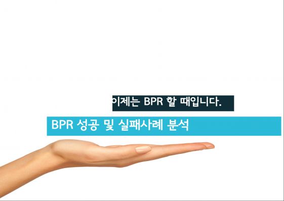 BPR 성공 및 실패사례 분석
