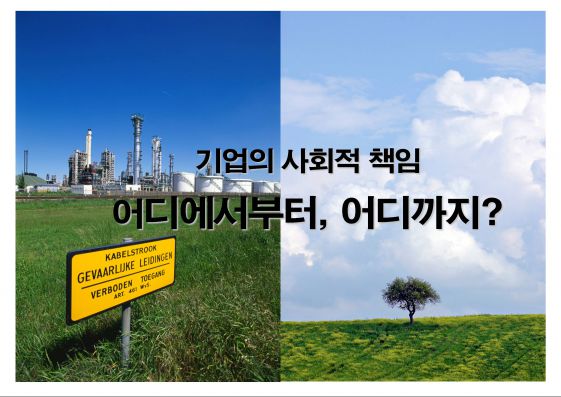 기업의 사회적 책임 사례